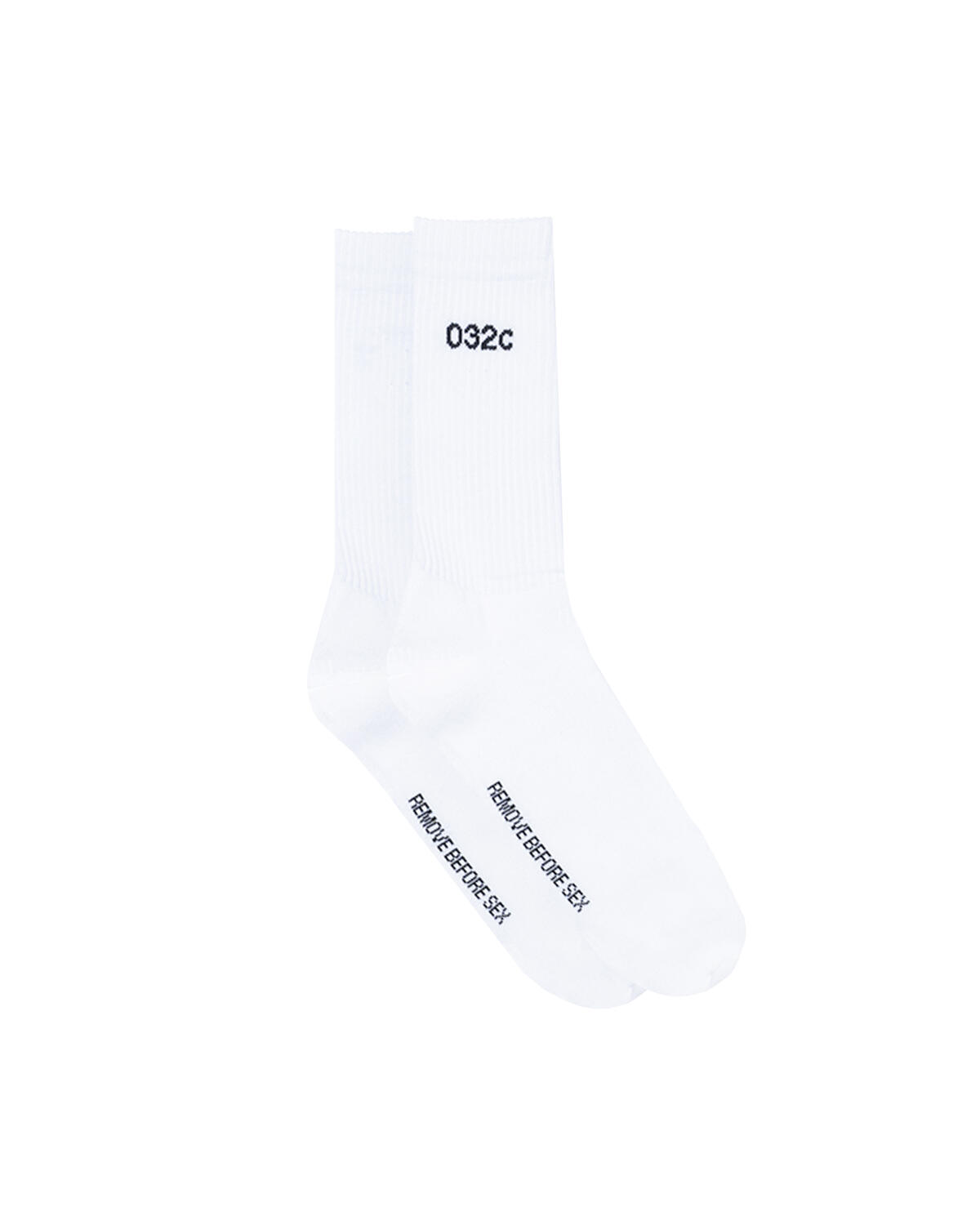 032c ''REMOVE BEFORE SEX'' CREW SOCKS | S25-UUK-3911-100 | AFEW STORE